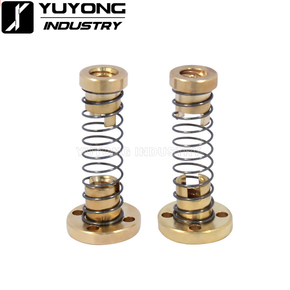 Anti Backlash Spring Loaded Nut- For ACME Lead Screw - YUYONG INDUSTRY