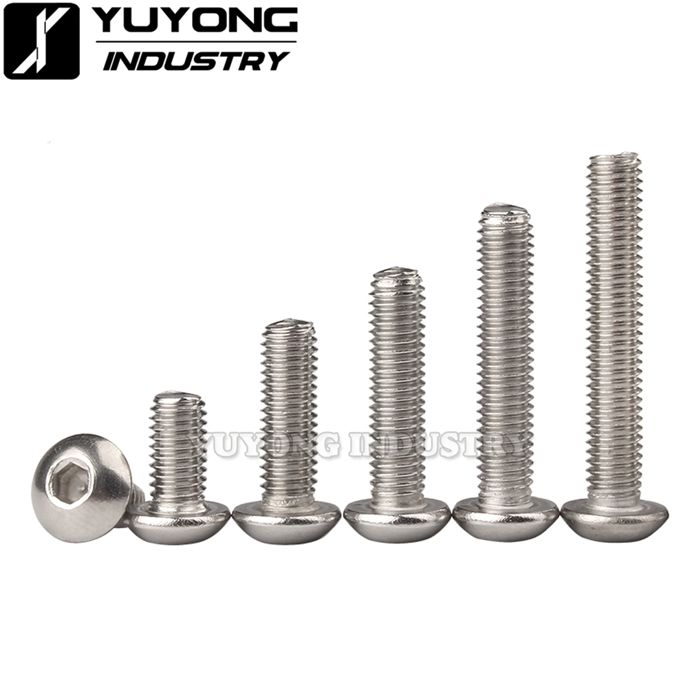 M3/M4/M5 Button Head Screws-Stainless Steel - YUYONG INDUSTRY