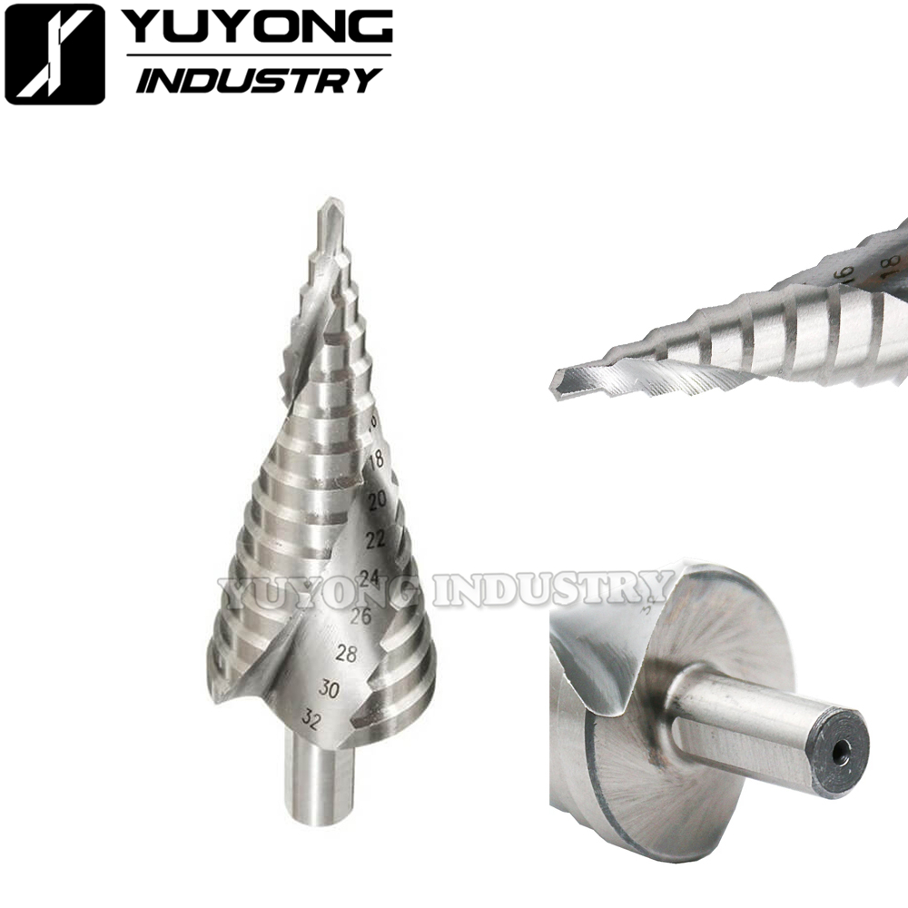Spiral Groove Cone Drill Bit Hexagon Screw Step Drill Bit - YUYONG INDUSTRY